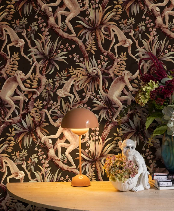Catherine Martin by Mokum Monkey Business Wallpaper Ming Green | Mokum ...